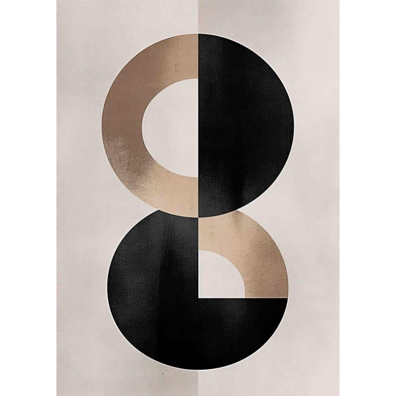 Plakat - Minimalistisk sirkel design