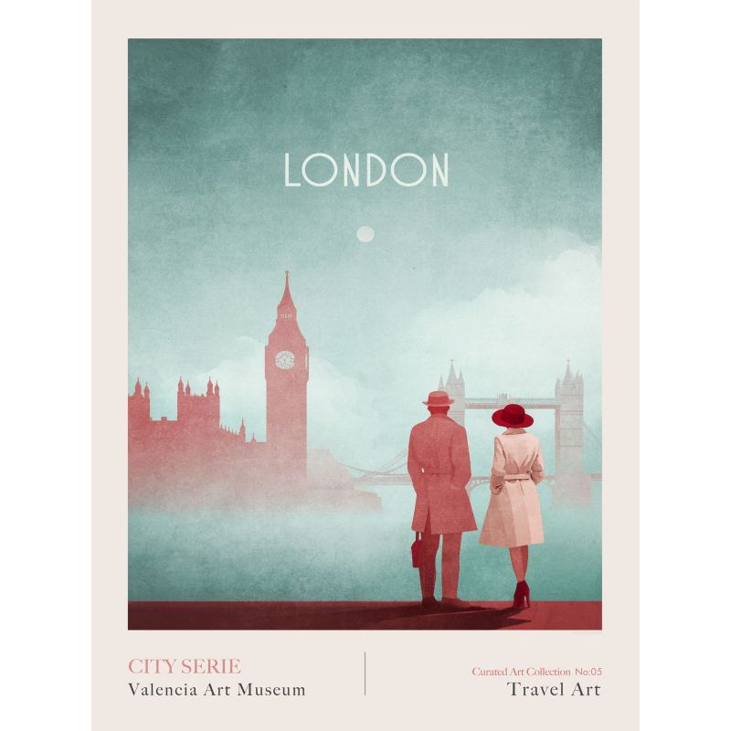 Plakat - London reise kunst