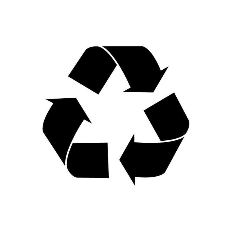 Sticker - Resirkuleringssymbol