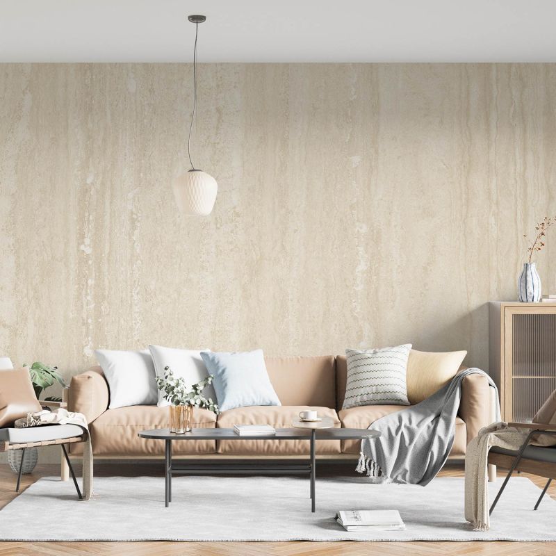 Tapet - Beige Marmor Design