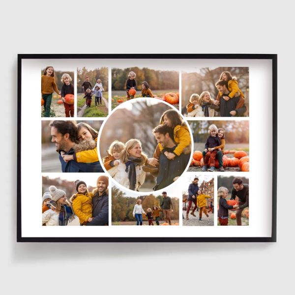 Personalisert Plakat - Rundet Senter - 11 Bilder