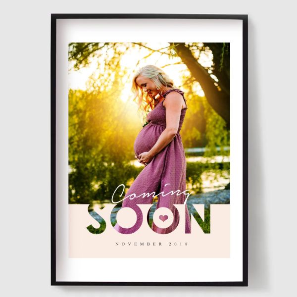 Personalisert Plakat - Kommer Snart - Opplasting av Bilde